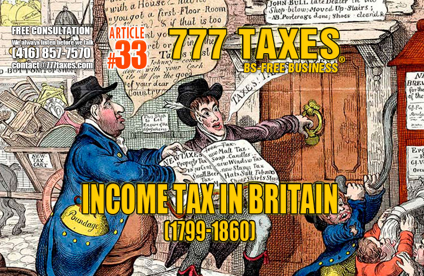 Income Tax in Britain (1799) - 777Taxes | Pavel Tishchevsky | Accounting